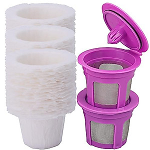 Irmidi K Cup Filters,300 Count Disposable Coffee Paper Filters Compatible with Keurig Brewers Single Serve 1.0 and 2.0, Use with Reusable K Cup Coffee Pods