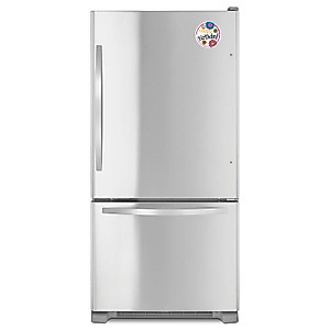 Car Magnet Happy Birthday Balloon Round White Magnetic Decal Sign for Car, Office or Fridge, 5.5 Inches (White Balloon)