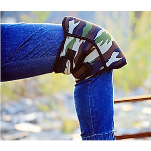 Garden Knee Pads,Army Green Ultra-Comfort Knee Pads Knee Caps Knee Protector for Home Gardener Water-Resistant Construction 1 Pair (ARMY GREEN)