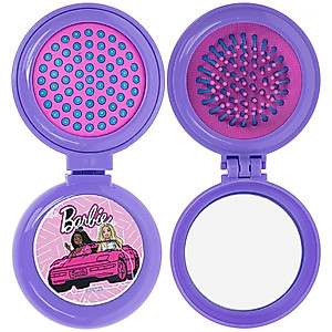 Barbie - Townley Girl- 11 Pcs Makeup Filled Sling Chain Bag with Peel- Off Nail Polish, Eyeshadow, Hair Accessories, Body Glitter & More| Makeup Kit for Kids & Girls| Ages 3, BB0137GB