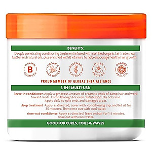 Cantu Leave-In Conditioning Repair Cream with Shea Butter, 16 oz (Packaging May Vary)