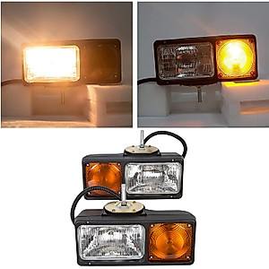 Kojem Universal Snow Plow Light Replacement for 505K On Truck & Pickup 2 Pcs Snowplow Lamp Headlight Turn Signal