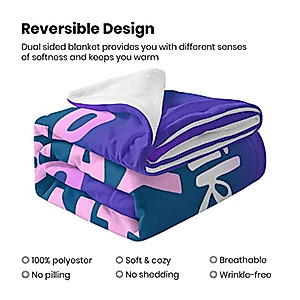 Cute Cartoon Throw Blanket Soft Lightweight Air Conditioner Blanket Plush Blanket for Sofa Couch Bed Home Decorative 50"x40"