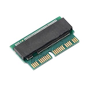 ciciglow SSD to M.2 NGFF Convert Adapter Interface Card 2013 2014 2015 Suitable for MacBook Air/Pro NVME AHCI SSD Upgraded Kit for A1465 A1466 A1398 A1502(Green)