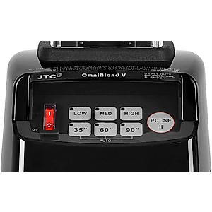 OmniBlend Omni-Q TM-800BQ Commercial Quiet Smoothie Blender, Full Sound Enclosure, 1.5 Liter BPA-Free Container, Self Cleaning, Heavy Duty 3 Speed (Black)