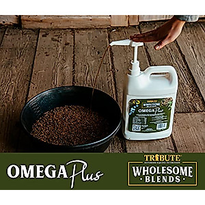 Wholesome Blends Omega Plus Oil Supplement for Horses, 1 Gallon
