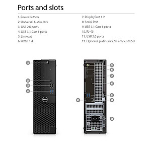 Dell Optiplex 5050 Small Form Factor (SFF) Business Desktop PC, Intel i7-7700 Quad-Core 3.6 GHz, 16GB DDR4, 512G NVME SSD Windows 10 Pro (Renewed)