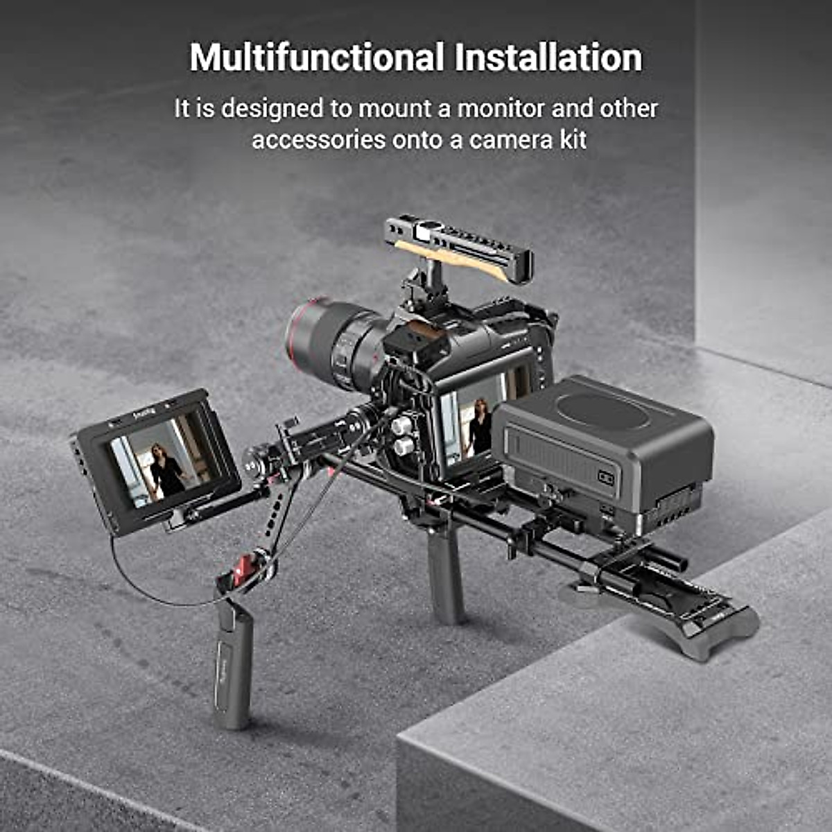 SmallRig Adjustable EVF Mount with NATO Clamp MD3507