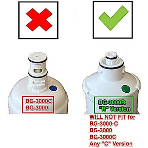 AFC Brand, Water Filter, Model # AFC-EPH-1200-2-12000SC, Compatible with Body Glove(R) BG-3000R Filters Does NOT FIT BG-3000C Will not fit The C Version New Model# EPH-1200-2-9000SC12 - Filters