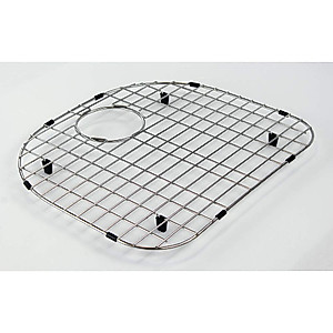 Transolid TSGM24211 Meridian Bottom Sink Grid, 19.09-in L x 16.45-in W x 1-in H, Stainless Steel