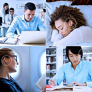 3M Disposable Earplugs For Quiet, Studying & Sleep, 80 Pairs (160 Plugs), Noise Reduction Rating (NRR) 32 dB, Comfortable All Night Long, Light Blue Ear Plugs, Come In Resealable Bag (EPQS-80B-SIOC)