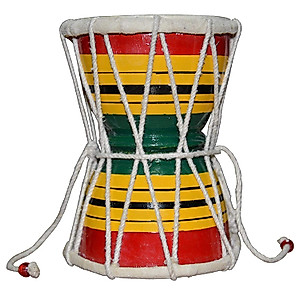 Pam Herbals Handmade Kids Damroo Shiva Damru Drums Musical Damaru Musical Instrument