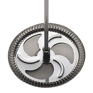 Bonjour Maximus French Press Coffee Maker, 8 Cup, Silver