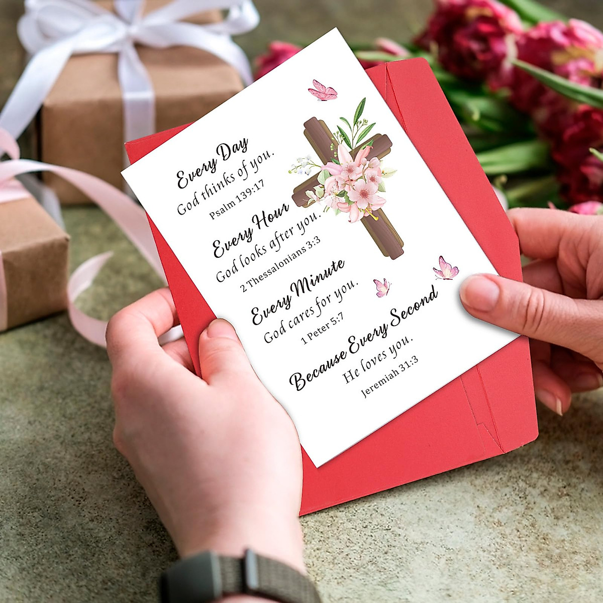 Baptism Gifts for Girls Catholic Boys Baptism Cards for Kids Christian Gifts for Women Back to School Gift Bridal Shower Gift Officiant Gifts First Communion Confirmation Pastor Appreciation Christmas