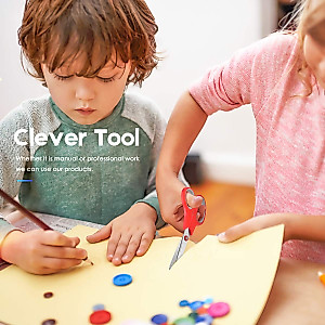 Scissors Bulk 20-Pack, Taotree 8" Multipurpose Scissors, Soft Comfort-Grip Handles Stainless Steel Sharp Shears for School Office Home, High/Middle School Classroom Scissors, Sewing DIY Craft Supplies