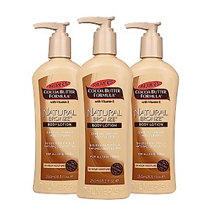 Palmer's Cocoa Butter Formula Natural Bronze Body Lotion, 8.5 Ounces (Pack of 3)