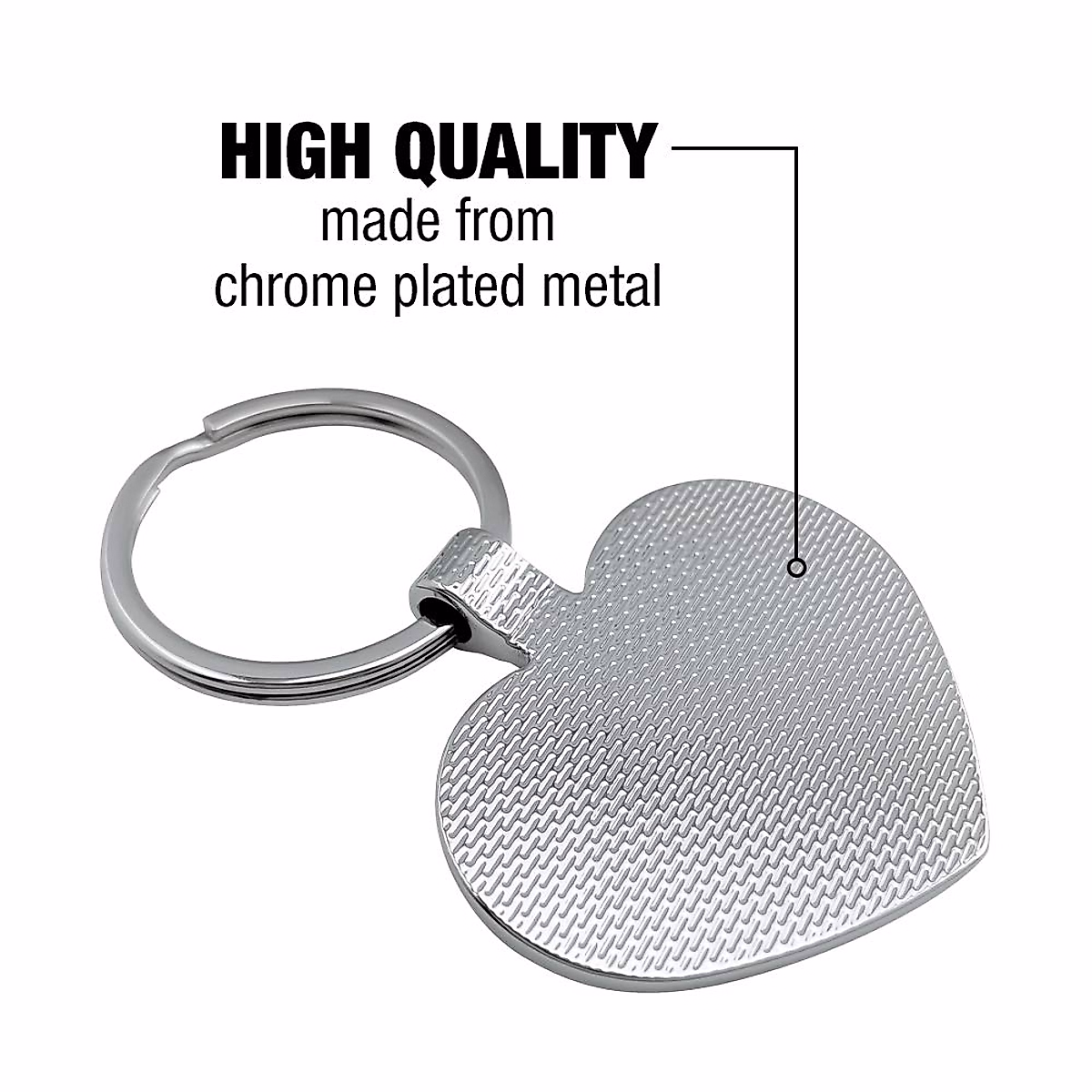 My Little Pony Pinkie Pie Face Keychain Heart Love Metal Key Chain Ring