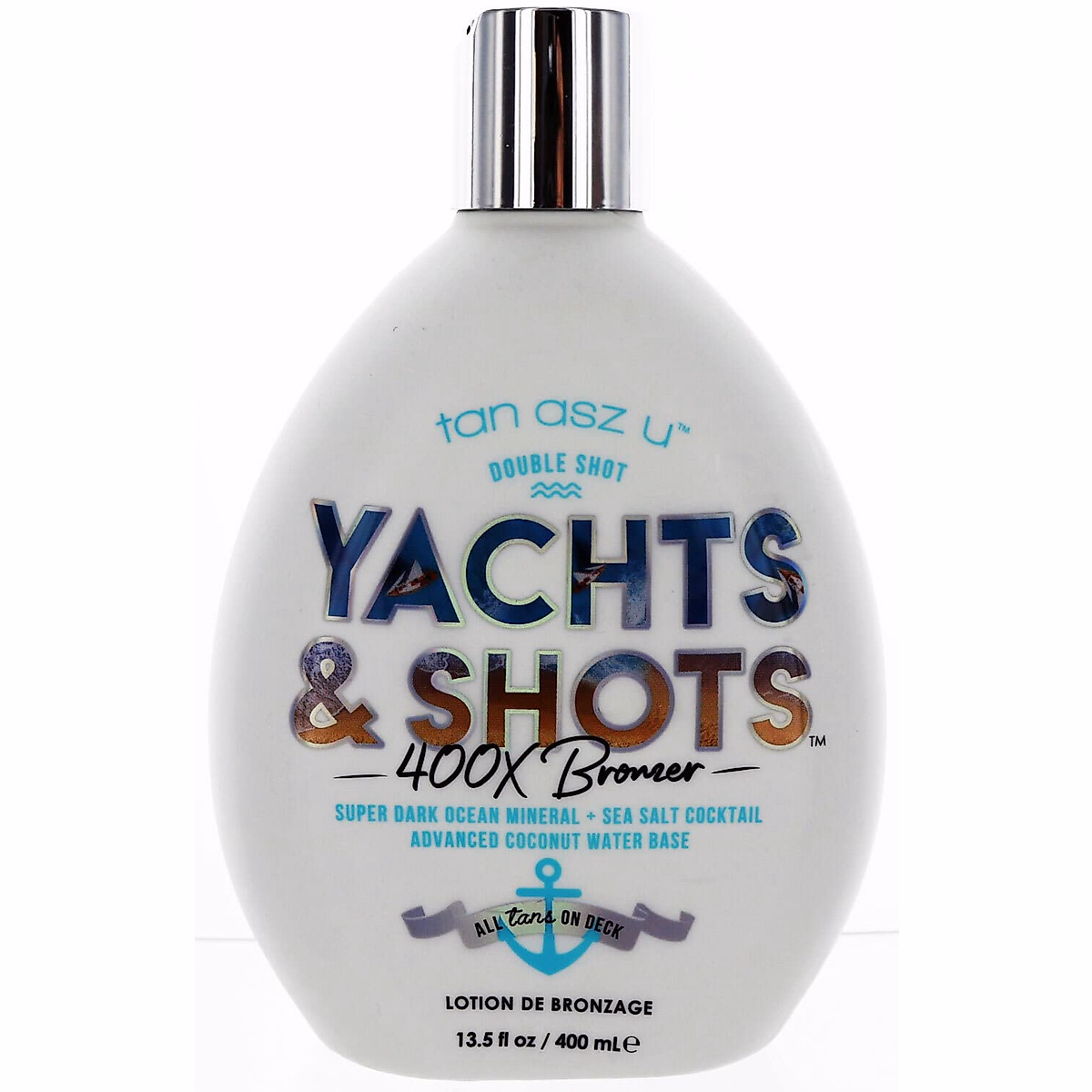 Yachts & Shots 400X Double Shot Bronzer Super Dark Ocean Mineral & Sea Salt Cocktail 13.5oz