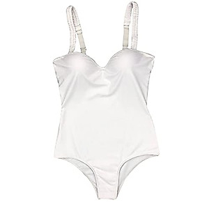 DUOWEI Bikini Man Bath Women Fashion Sexy Color Push Up Padded Bra Beach Bikini Swimwear Beach Bikini White