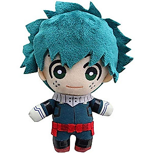 MHA Anime Plushie Cute Plushie Hero Cosplay Plushies Plush Toy Stuffed Keychain Doll, 5.9" Green