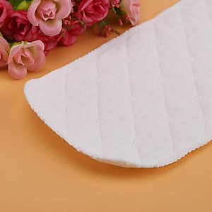 Sonew 10pcs Soft&Breathable Baby Diapers Toddler Cotton Nappy Insert Liners Reusable Cotton Cloth Diaper 12.5 * 4.7in Common Size(3 Layers)