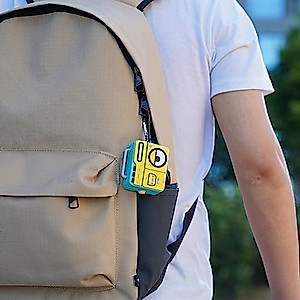 Buewutiry Compatible with Airpods Pro Case - Silicone Yellow Case for Airpod Pro 2nd Generation Case Cover - Funny Case for Airpods Pro 2 Case with Keychain for Men and Women (Yellow)