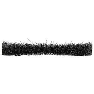 Forney 72747 Wire Bench Wheel Brush, Fine Crimped with 1/2-Inch and 5/8-Inch Arbor, 6-Inch-by-.008-Inch