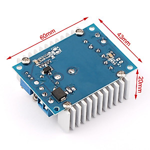 DROK DCDC Buck Converter, DC 5-40V to 1.2-36V Power Supply Step Down Voltage Regulator 36V 30V 24V 12V 5V 3.3V 8A 100W Adjustable Volt Reducer Module