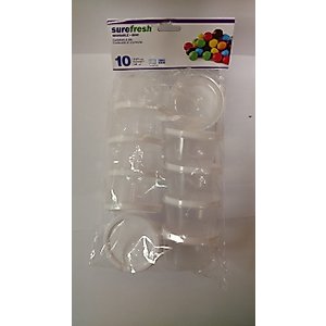 Sure Fresh Mini Storage Containers, 10-ct. Packs - Round