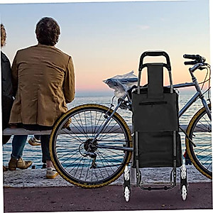 Trolley Bags for Shopping Cart Bags for Shopping Cart Replacement Shopping Hand Cart Replacement Bag Folding Waterproof Oxford Cloth Storage Bag Trolley Bags