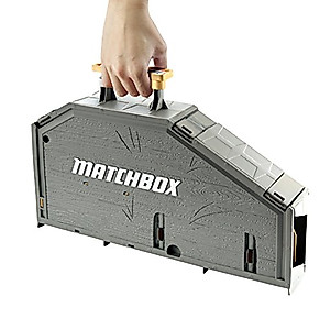 Jurassic World Toys Matchbox Harbor Rescue Playset, Dock, Ramps, Crane, Habitat Pen, Push Button Trigger, Triceratops Dino Action Figure, Off Road vehicle, Folds Up for Easy Storage, Portable