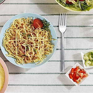 Lesbin 12-Piece Stainless Steel Dinner Forks, 7.97-Inch