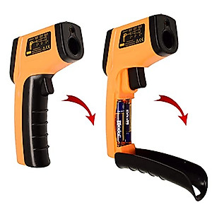Infrared Thermometer Temperature Gun, Digital Thermometer Non-Contact Laser Infrared Ir Thermometer Gun(Not for Human) -58℉～752℉(-50℃～400℃) - Cooking Gun, Freezer Oven Thermometer