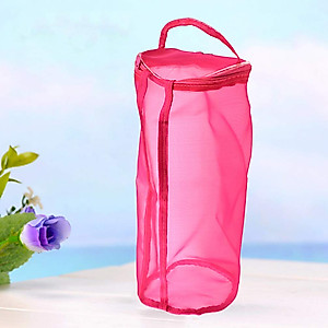 Ciieeo Travel Tote Bags Yarn Organizer Bag Yarn Storage Case Empty Mesh Yarn Bags Round Mesh Storage Bag Accessories Storage Tote Bags for Storing Yarn Mesh Container Knitting Bag