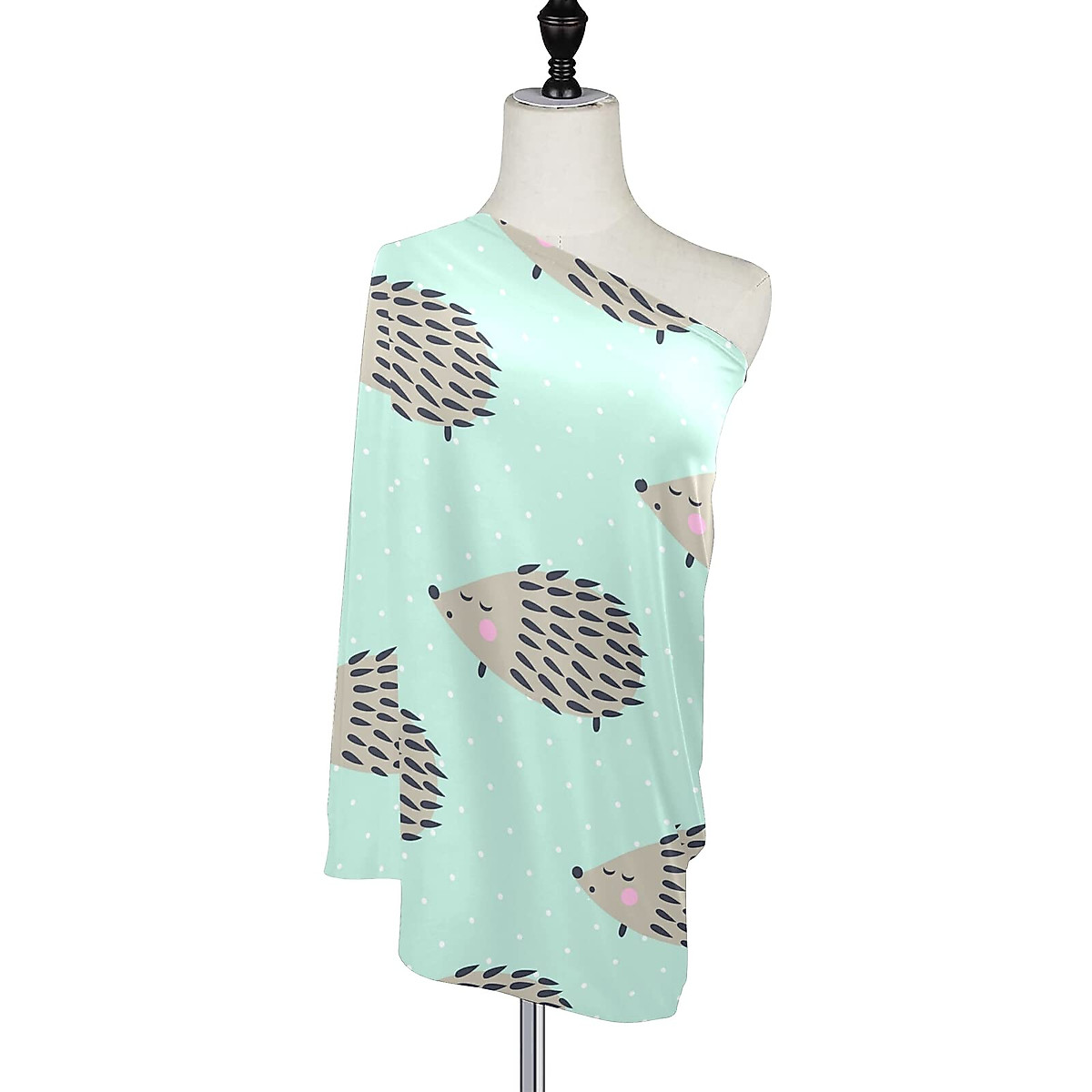 Nursing Cover Breastfeeding Scarf Cartoon Hedgehog - Baby Car Seat Covers, Infant Stroller Cover, Carseat Canopy(923c2)
