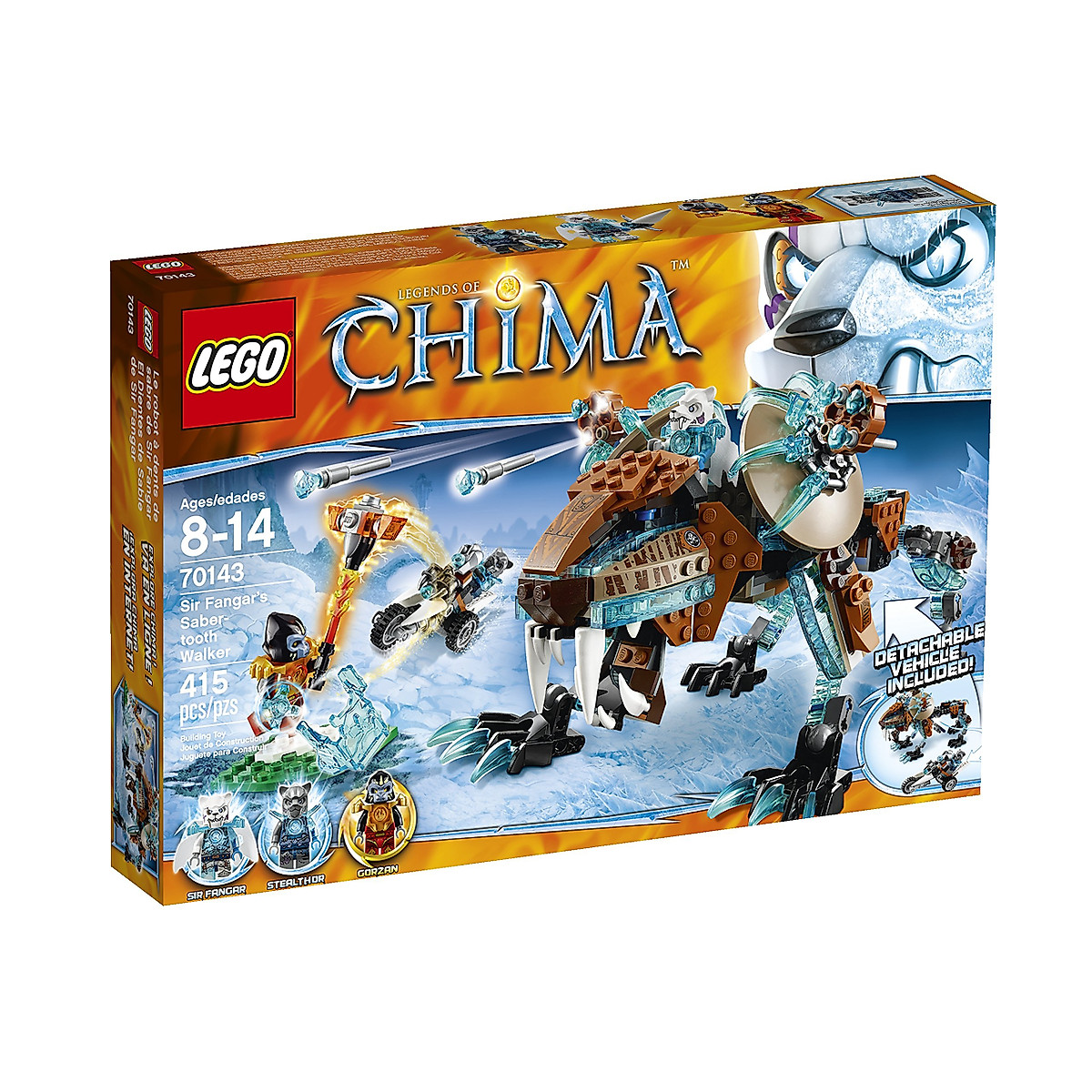 LEGO Chima 70143 Sir Fangar's Saber-Tooth Walker Building Toy