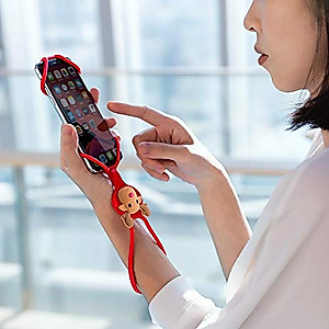 【Bone】 Strap Phone Tie, Silicone Wrist Lanyard, Universal Cell Phone Wrist Lanyard Holder, Hand Strap Smartphone Case: iPhone 12 11 Pro Max XS XR XSamsung Galaxy S10 S9 Note 10 9 Pixel 3 XLMrDeer