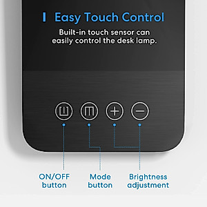 meross Smart Led Desk Lamp, Metal WiFi Lamps Support Apple HomeKit, Alexa and Google Home, Dimmable 2800K-6000K, Timer Schedule, Remote Control, 54 Eye-Caring LEDs Foldable Light for Home Office, 10W