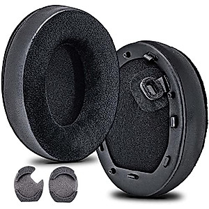 WH-1000XM4 Upgrade Hybrid Velour Earpads Replacement for WH1000XM4 WH-1000XM4 Headphones - Soft Velour/Durable Wear-Resistant Leather/Ear Cushion by JESSVIT