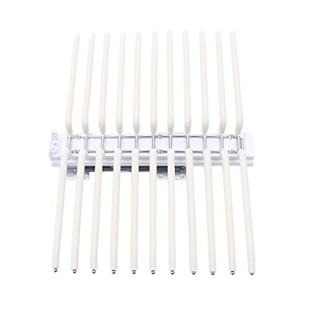 Pull Out Pants Rack Trousers Rack 22 Arms Steel Multifunctional Pull Out Pants RCK Hanger Bar Space Saving Storage Clothes Organizers for Bedroom Cloakroom Wardrobe