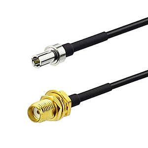 Bingfu 4G LTE Antenna Adapter SMA Female to TS9 Connector Coaxial Pigtail Cable 15cm 6 inch (2-Pack) Compatible with 4G LTE Mobile Hotspot MiFi Router Cellular Broadband Modem USB Modem Dongle Adapter