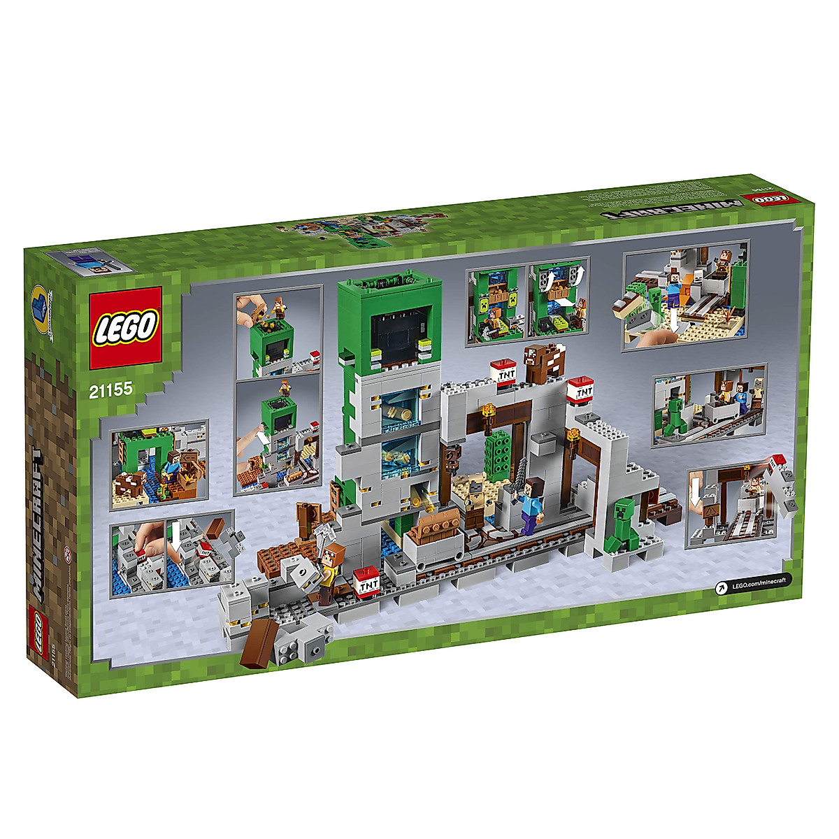 LEGO Minecraft The Creeper Mine 21155 Building Kit (834 Pieces)
