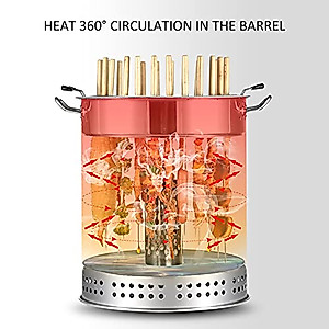 AIZYR Stainless Steel Charcoal Grill - Portable Smokeless Grill with BBQ Accessories Kit for Outdoor Cooking Camping Picnics,40 * 40cm