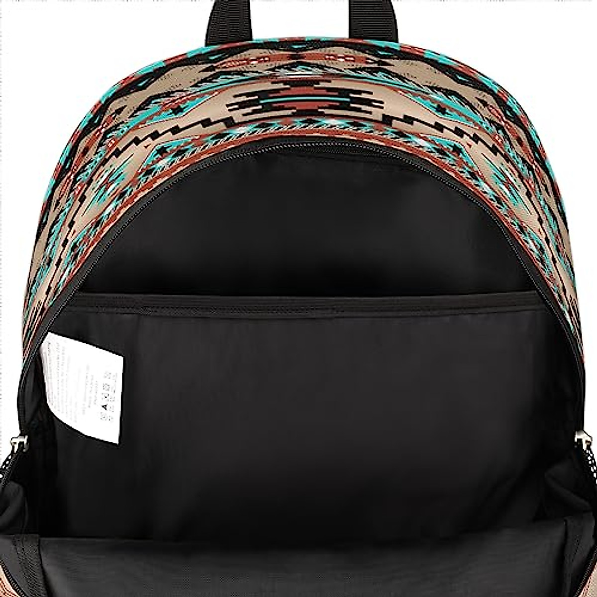 Herdesigns Aztec Print Custom Backpack for Men Women Adult Aztec Geometric Personalized Lightweight Casual Laptop Backpack Customized Computer Hiking Gym Travel Travel Daypack with Name