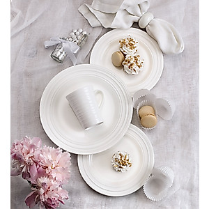 Mikasa, Ciara Fruit Bowl, 4.25-Inch,White