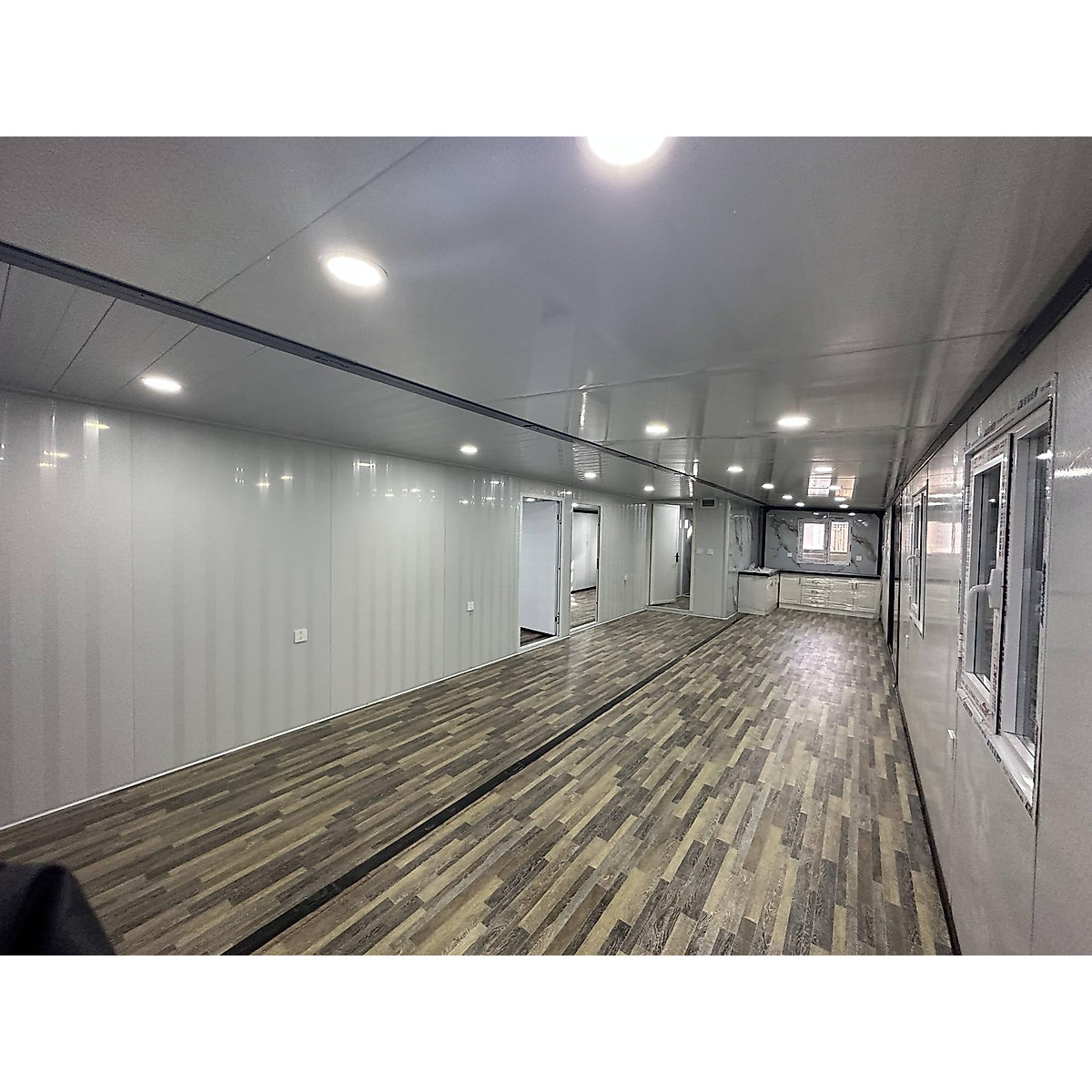 Generic Foldable Luxury Villa Expandable Portable House Foldable Container House 40 ft conter Homes, wihte