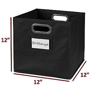 Niche Cubo Storage Set - 2 Cubes and 1 Canvas Bin- Truffle/Black