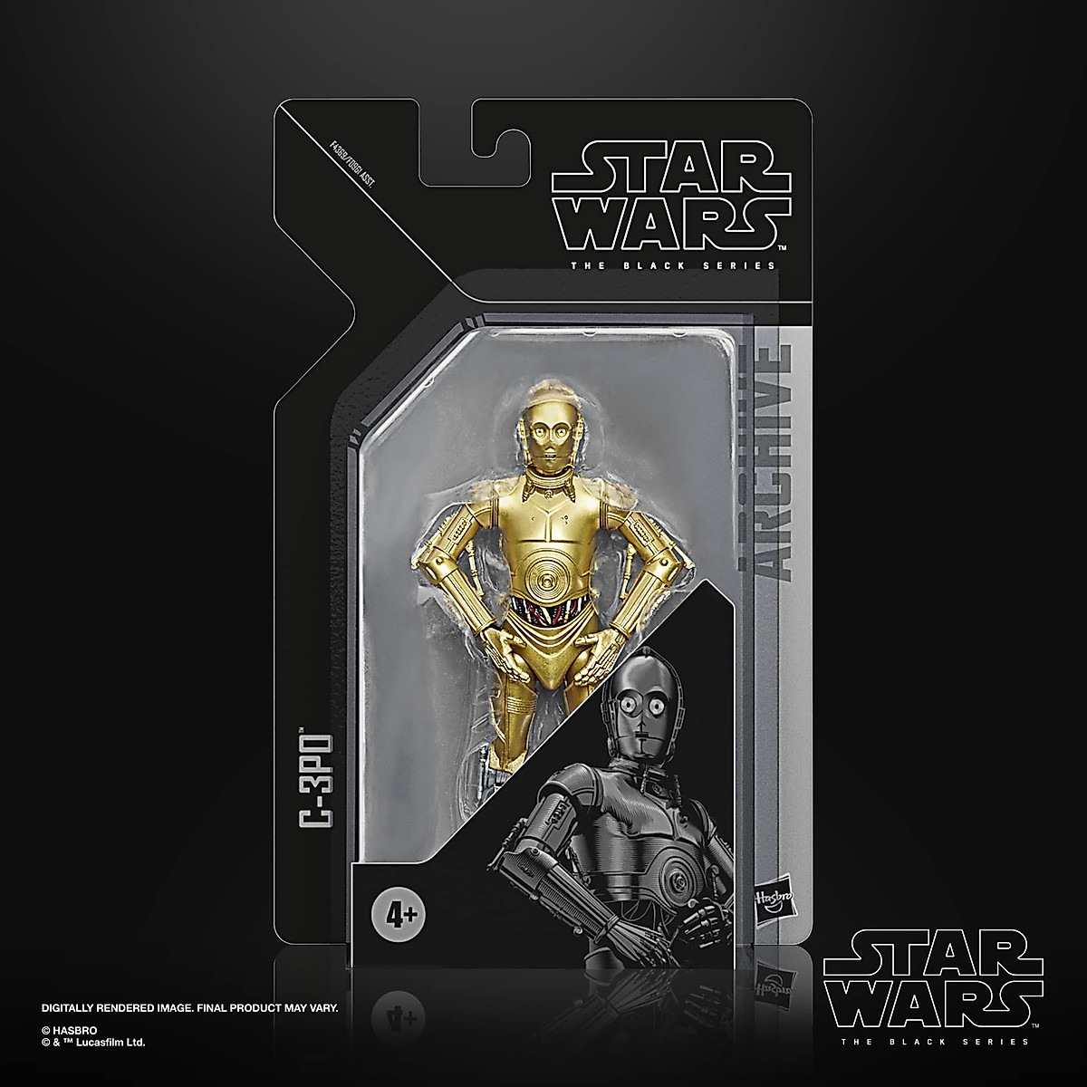 STAR WARS The Black Series Archive C-3PO Toy 6-Inch-Scale A New Hope Collectible Premium Action Figure, Toys Kids Ages 4 and Up