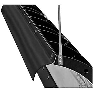 SAM Universal Contoured Thermoplastic Deflector for Plows - 108in.L x 8in.H, Model Number 1309035