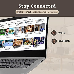 Lenovo 2022 IdeaPad 3i 14" FHD Business and Student Essential Laptop, Intel core i3-1115G4, 20GB RAM, 1TB PCIe SSD, WiFi 6, Intel UHD Graphics, Grey, Win 11, 32GB Snowbell USB Card